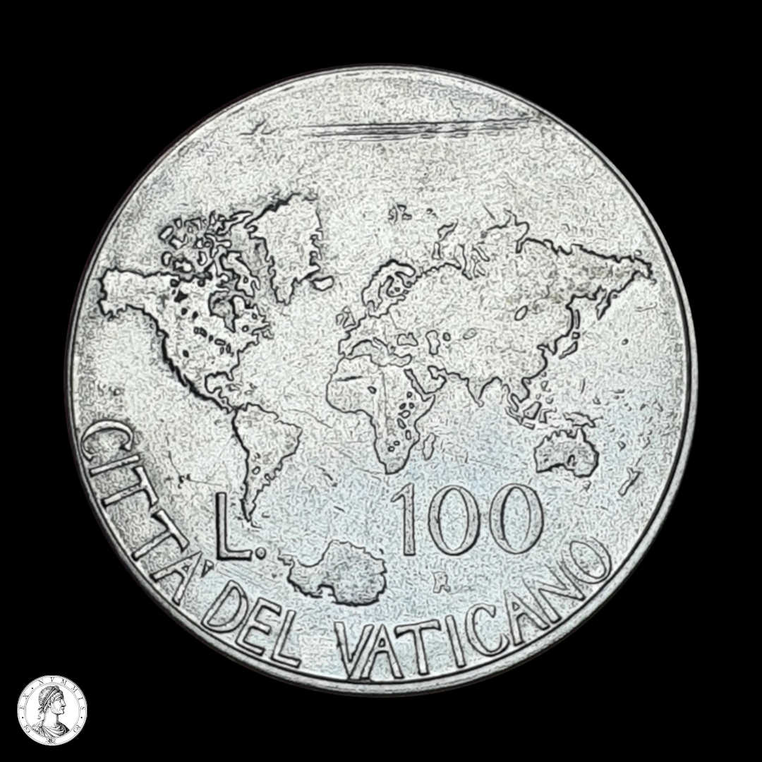 Vaticano 1985 100 Liras - EX-NVMMIS